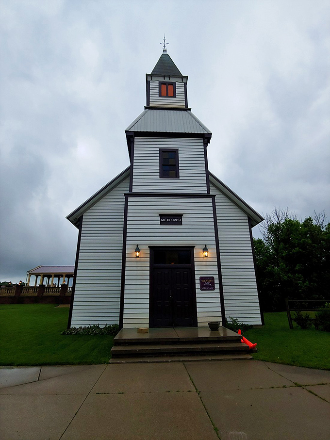 This charming white chapel stands as a reminder that small-town America still exists&mdash;where weddings are community events and everyone brings potato salad.