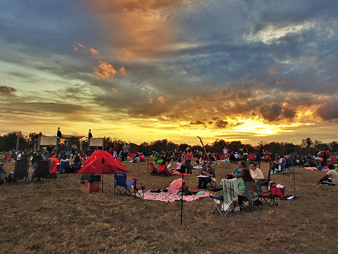 As the sun sets on an outdoor gathering, strangers become friends under a Florida sky that puts on its own spectacular show&mdash;no admission fee required.