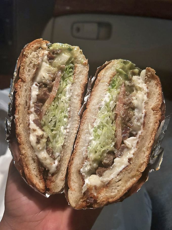 Not just a sandwich, but an engineering marvel. This torta packs an entire Mexican feast between two slices of bread&mdash;a portable flavor explosion.