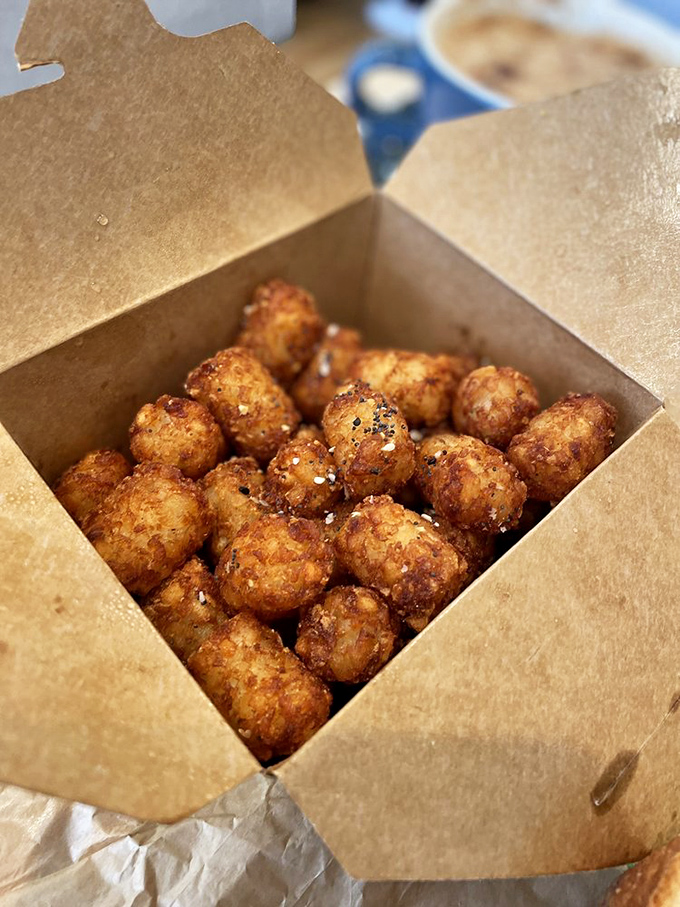 Tots that have achieved golden-brown perfection&mdash;these crispy potato nuggets might just be worth the drive to Columbus alone.
