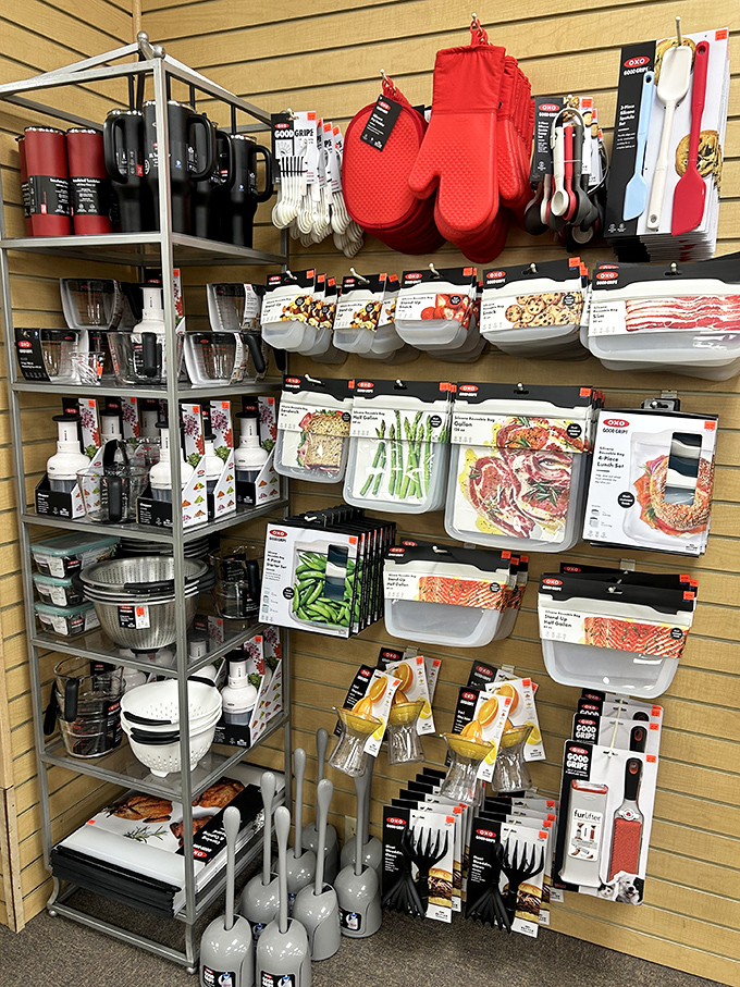 Kitchen gadget nirvana where even the most disciplined shopper mutters, "Well, I didn't know I needed that, but clearly I do."