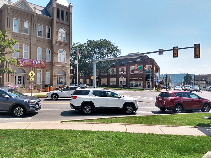 Beyond these Bloomsburg streets lies the rest of the world, but locals know the best breakfast in Pennsylvania is right here.