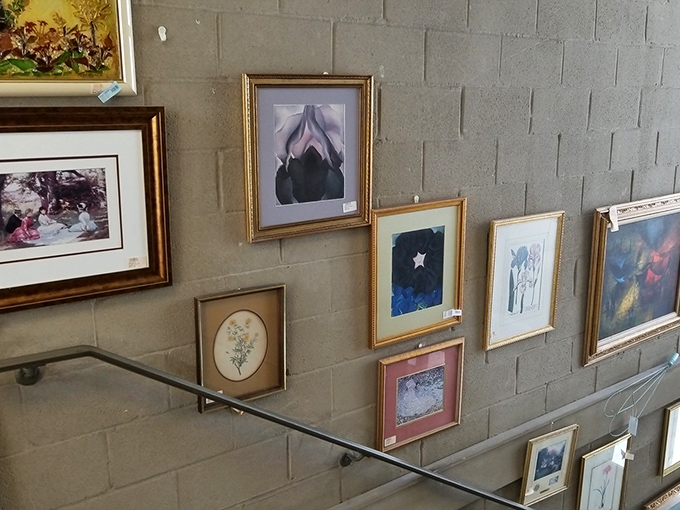 Gallery wall inspiration that proves secondhand art brings first-class style. Frame collection ready to showcase your personality.