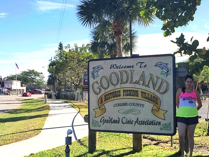 The welcome sign says "Historic Fishing Village," but it might as well add "Time Machine" to its credentials. Old Florida lives here.