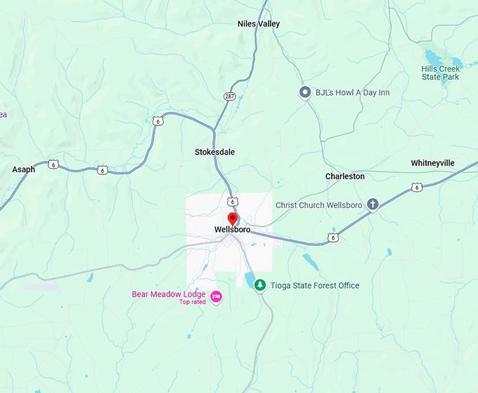 15. wellsboro map