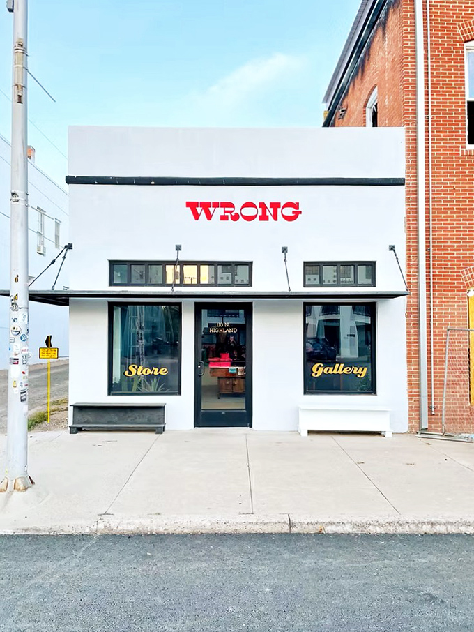 The Wrong Store is exactly right for Marfa—a brilliant contradiction housed in a pristine white building where retail meets art in the most delightful way.