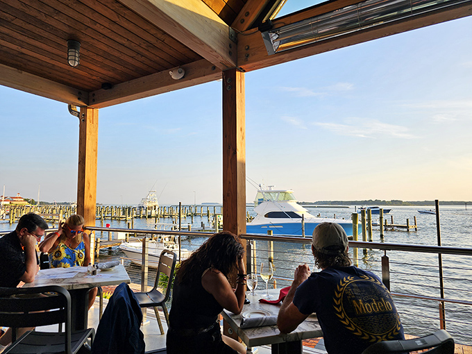 Waterfront dining isn't just about the view&mdash;it's about that magical moment when fresh air, good company, and spectacular food create the perfect Maryland trifecta.