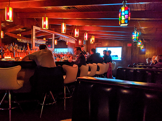 A bar that understands the importance of proper lighting and comfortable seating. This isn't a place for a quick drink&mdash;it's where evenings unfold and memories are made.