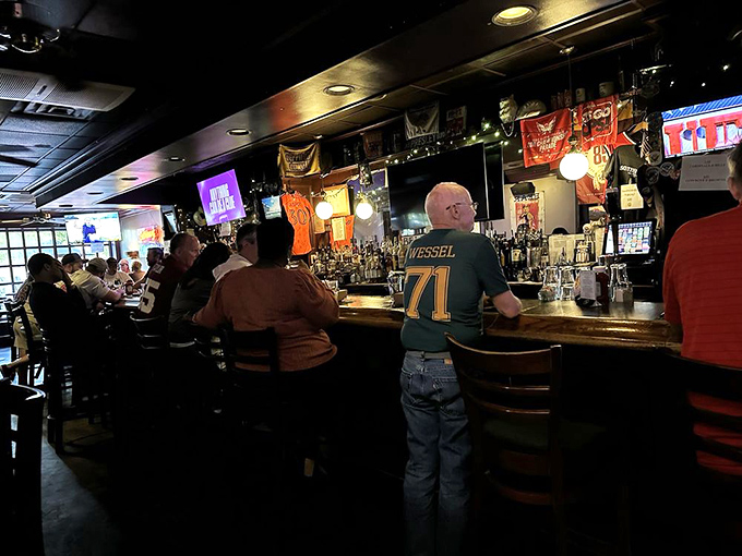 The beating heart of any good establishment&mdash;a bar where strangers become friends and sports jerseys are the unofficial dress code.