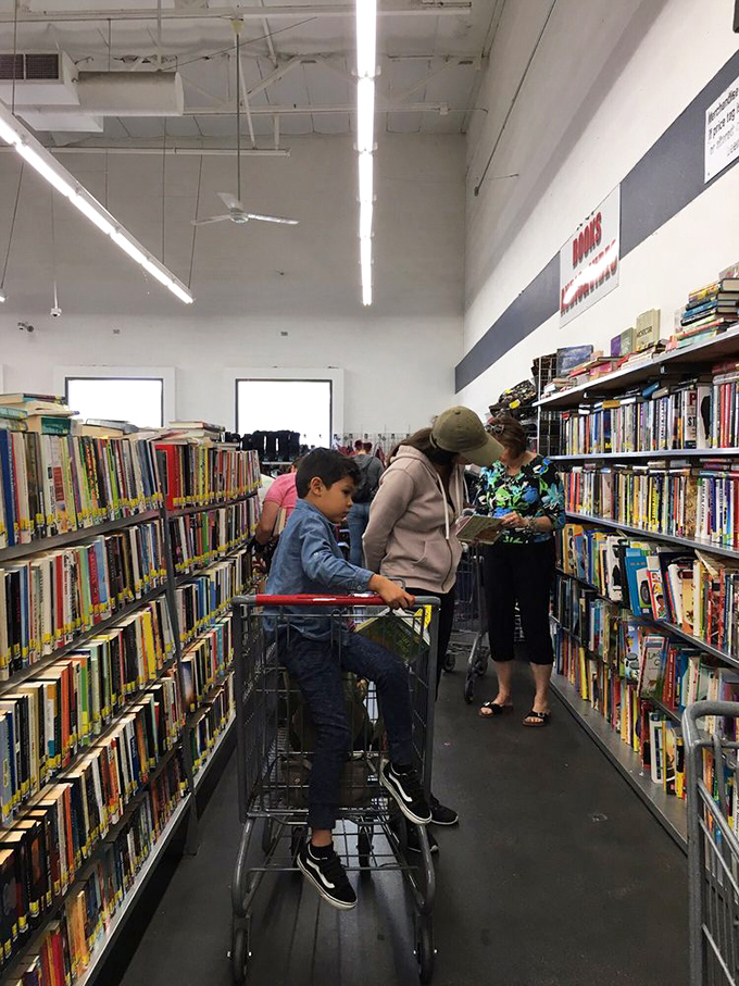 The book section: where literary treasures hide between dog-eared paperbacks, waiting for the right reader to come along.