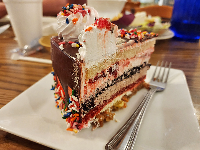 Life's too short to skip dessert, especially when it looks like this celebration on a plate. Diet starts tomorrow, promise.