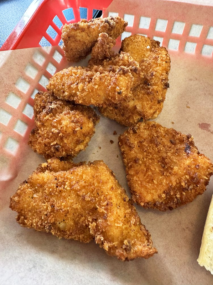 Perfectly golden chicken tenders that crunch like autumn leaves. Comfort food that makes you feel like a kid again.