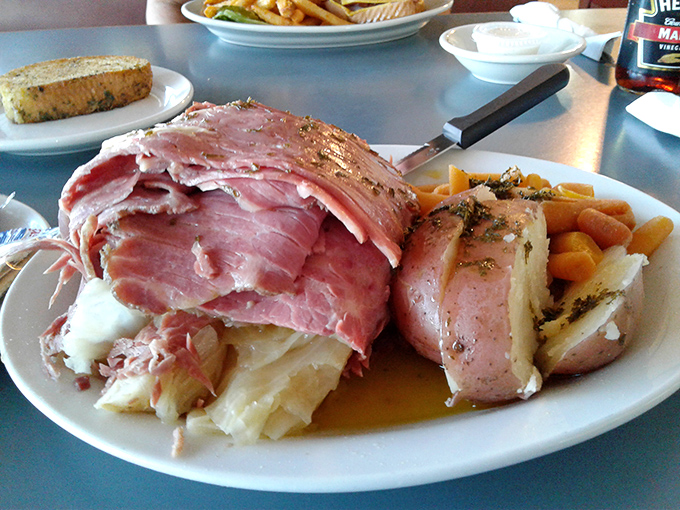 Corned beef and cabbage that would make any Irish grandmother nod in approval. This isn't just a meal—it's a cultural ambassador on a plate.
