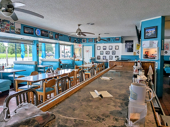 The counter where regulars become family and first-timers become regulars. Every stool holds a thousand stories and twice as many great meals.