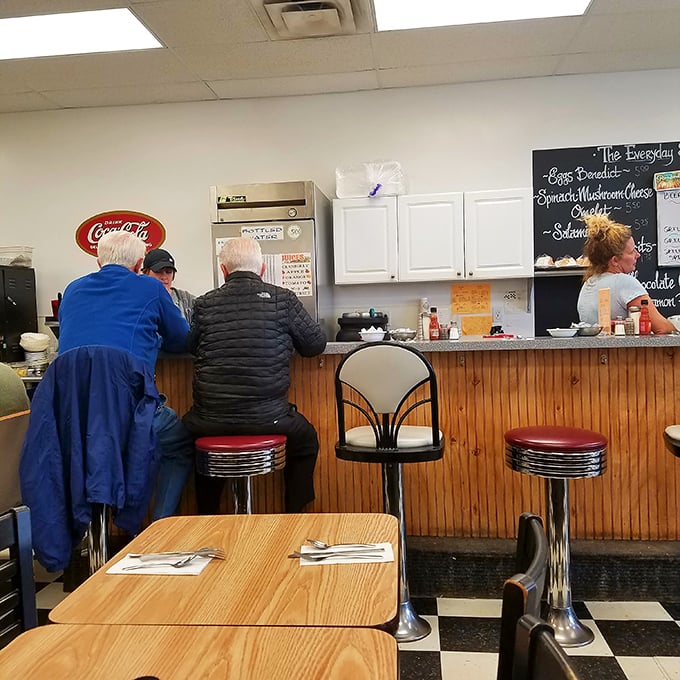 Counter seating&mdash;the front-row tickets to breakfast theater where you can watch the short-order ballet unfold before your very eyes.