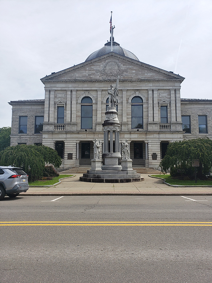 Bradford County Courthouse commands respect with its neoclassical grandeur&mdash;a testament to small-town pride and architectural ambition.