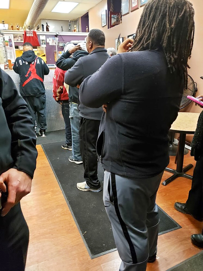 The line forms for a reason. These customers aren't just waiting&mdash;they're participating in a time-honored ritual of anticipation and reward.