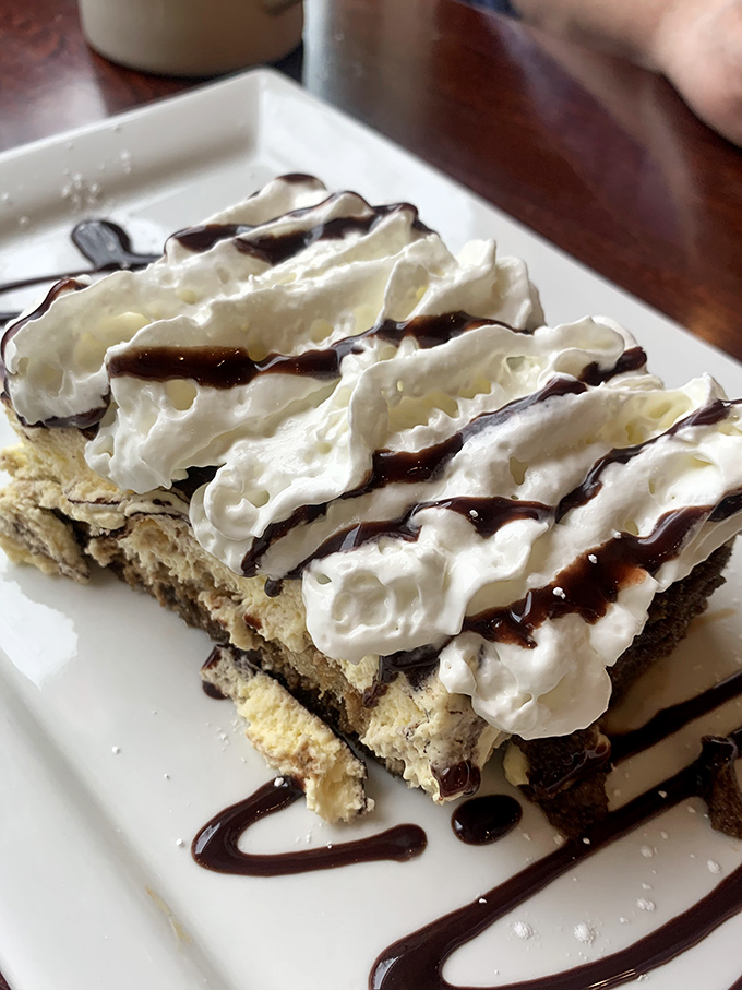 This isn't just dessert&mdash;it's therapy in tiramisu form, where layers of coffee-soaked goodness and whipped cream make all of life's problems temporarily disappear.