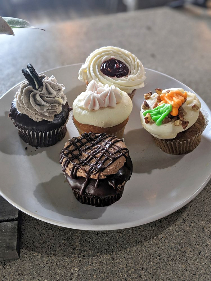 Cupcakes that make you reconsider your relationship with dessert. Each one is a tiny celebration waiting to happen&mdash;calories temporarily suspended from reality.