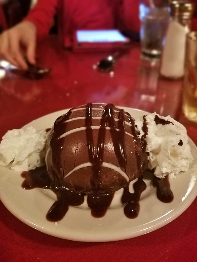 This chocolate dome isn't just dessert; it's the final act in a three-act play where beef was the star and your diet the villain.