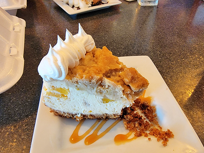 This isn't just dessert&mdash;it's a sweet finale that makes you contemplate ordering a second slice before you've finished the first.