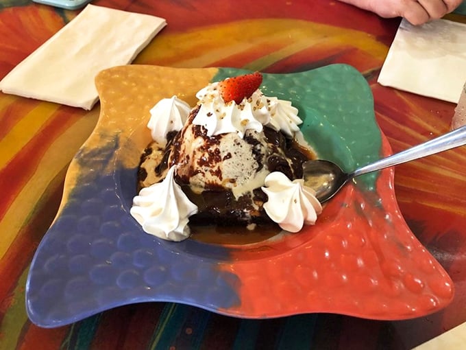 Dessert that doesn't know where to stop&mdash;and we're grateful! This brownie sundae, served on an artist's palette of a plate, proves Florida's sweetness extends beyond key lime pie.