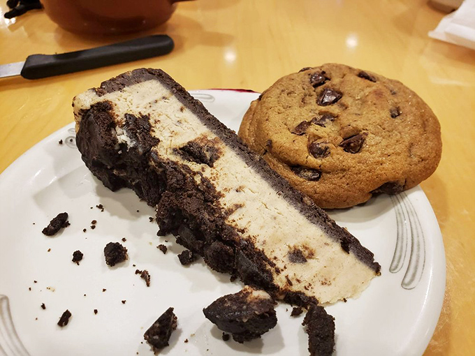 Chocolate cake and cookies that represent the sweet finale to what might be Pennsylvania's most indulgent meal.