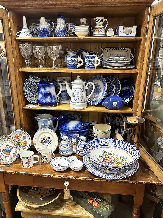 This blue and white dinnerware collection isn't just functional pottery&mdash;it's a testament to when family meals were events and matching sets mattered.