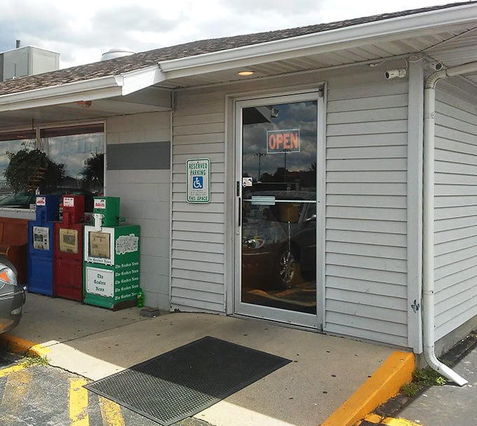 The unpretentious entrance promises nothing but delivers everything&mdash;proof that you should never judge a restaurant by its exterior.