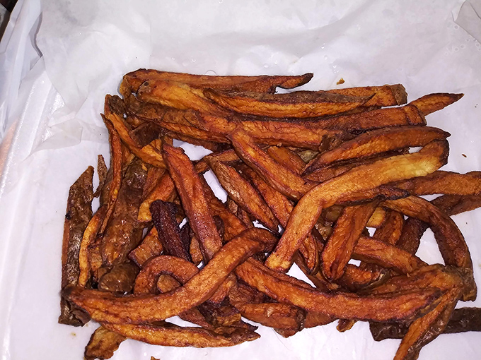 Hand-cut fries with the perfect crisp-to-fluffy ratio. These golden beauties aren't just a side dish&mdash;they're essential supporting characters in your Ringside story.