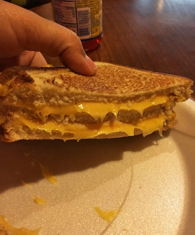 The humble grilled cheese, elevated to art form&mdash;that cheese pull would make a pizza commercial director weep with jealousy.