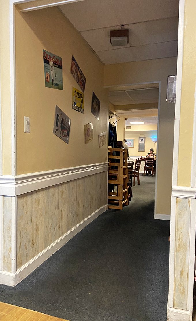 The hallway to happiness. Each step brings you closer to what might be the best breakfast decision you'll make all year.