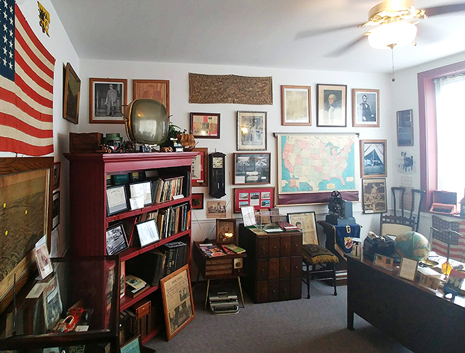 The interior layout encourages exploration, with surprises waiting around every carefully curated corner and display.