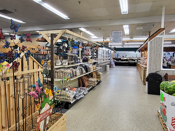 Wide aisles and thoughtful layout make shopping here feel like exploring a treasure trove of culinary delights.