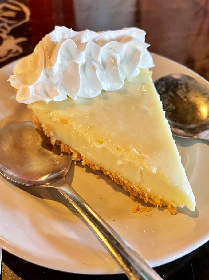 Key lime pie that hits that perfect sweet-tart balance. One bite and you'll understand why Floridians get territorial about this dessert.