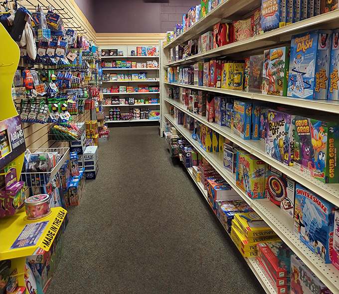 Board games and puzzles that remind us entertainment existed before screens. This toy aisle is where family game nights are born and childhood memories begin.