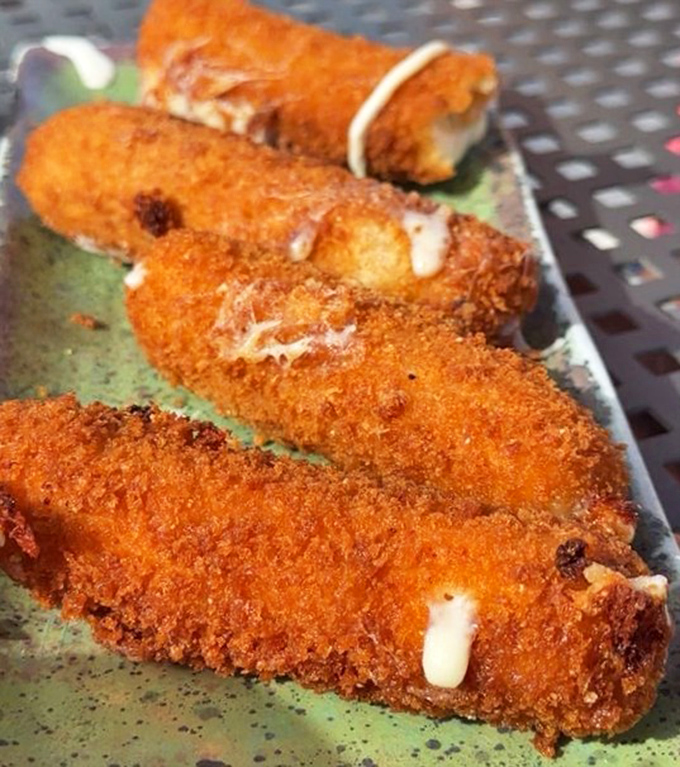 Golden-fried delights that make you forget all about your beach body goals&mdash;crispy on the outside, gooey on the inside.