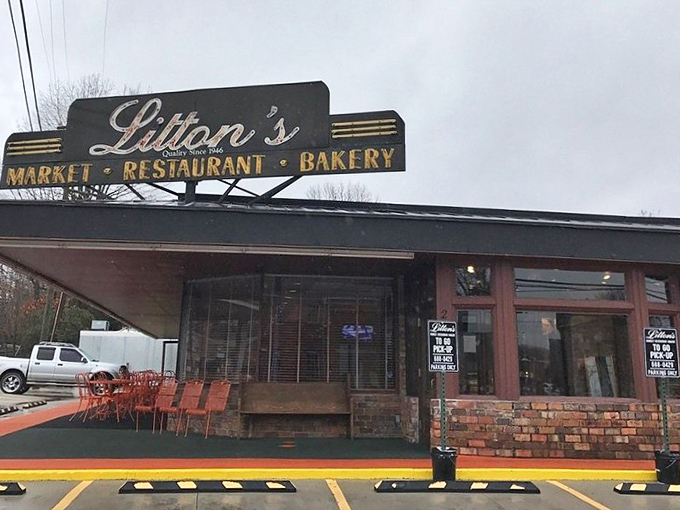 Even on cloudy days, Litton's exterior promises sunshine in the form of soul-warming comfort food and genuine hospitality.