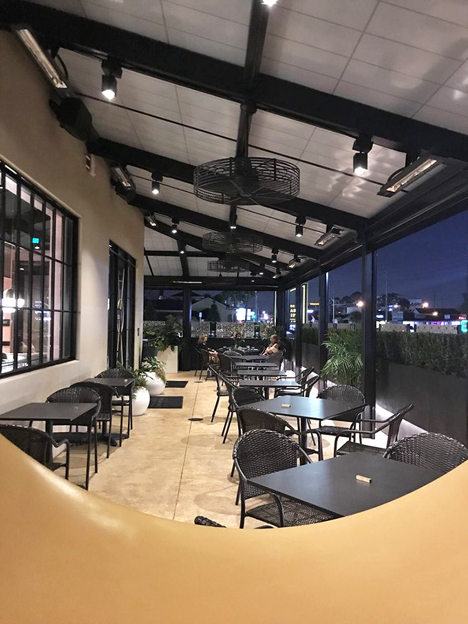 Al fresco dining where Winter Park's charm meets world-class pastries under Florida's perfect blue skies.