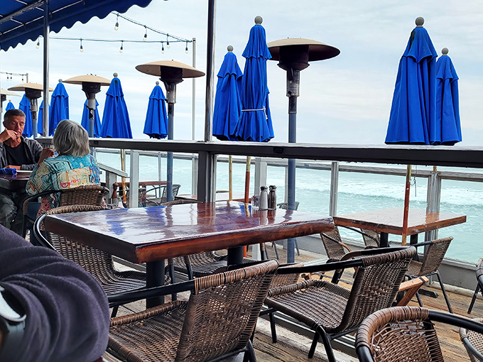 When architects dream of perfect outdoor dining spaces, this is what they imagine&mdash;ocean panoramas, sea breezes, and tables just begging for a long lunch.