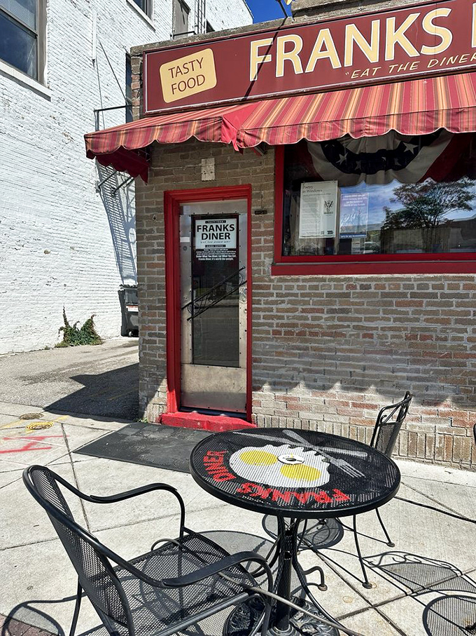 Outdoor seating extends the diner experience to the sidewalk, perfect for people-watching while savoring great food.