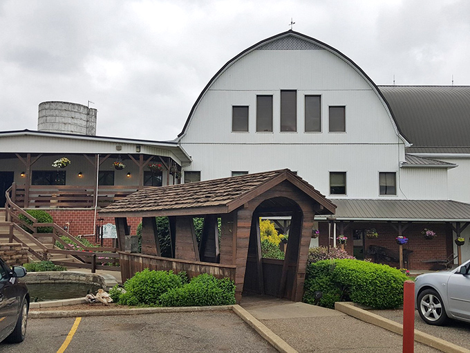 The entrance beckons like a storybook cottage, promising that what waits inside is worth every mile of your journey.