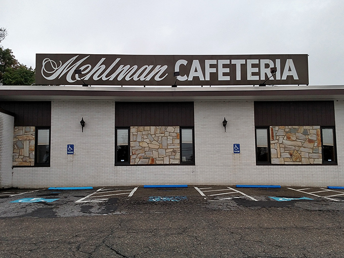 Even on cloudy days, Mehlman's sign shines like a beacon, guiding hungry travelers to a port of culinary comfort.