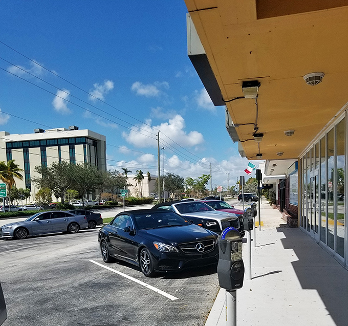 Even the parking lot says "we mean business." When Mercedes drivers line up for breakfast, you know something special awaits inside.