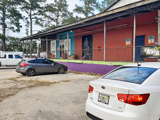 Even the parking lot has character &ndash; a colorful facade that signals you're not at some big-box store but somewhere genuinely special.