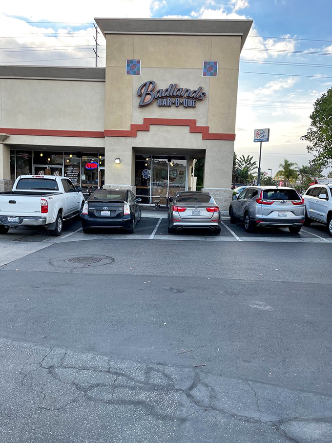 Even the parking lot seems to whisper, "Good things are about to happen to your taste buds."