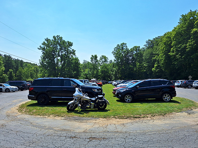 Full parking lot, happy hikers. On beautiful days, locals and visitors alike flock to this geological wonderland&mdash;proof that Ohio's natural treasures deserve their moment in the sun.