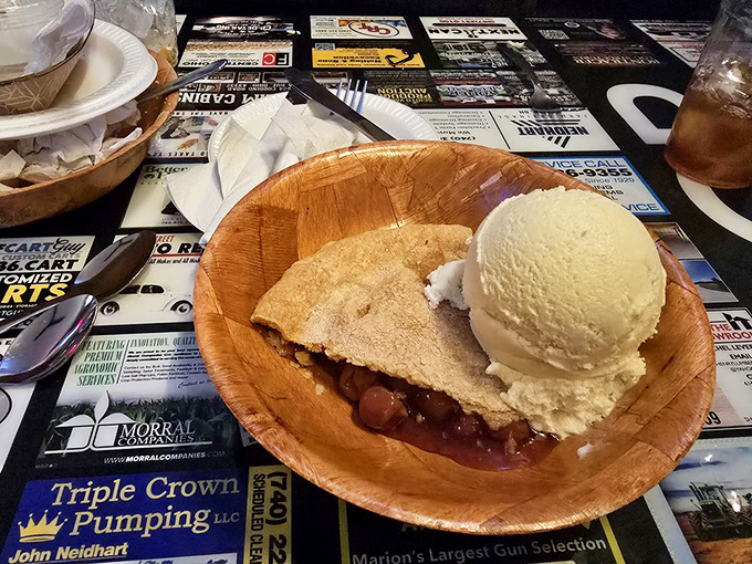 Apple pie meets vanilla ice cream in the dessert equivalent of a perfect marriage. Some relationships are just meant to be.