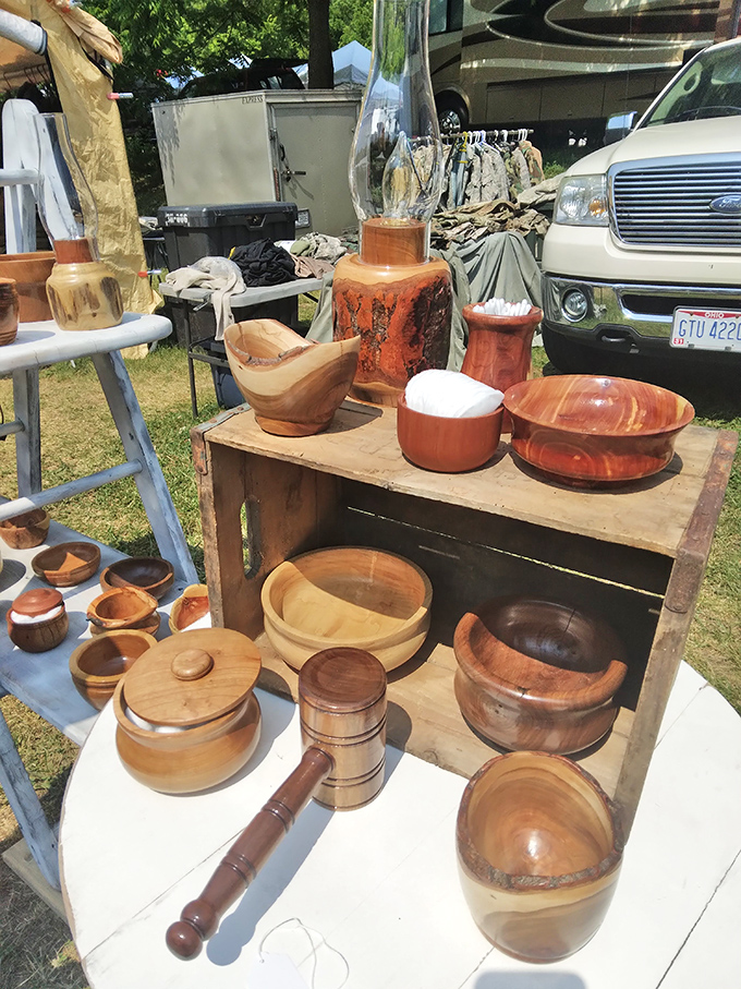 Handcrafted wooden bowls that make your plastic kitchen containers hang their heads in shame. Each piece silently judging your microwave dinners while elevating your home decor.