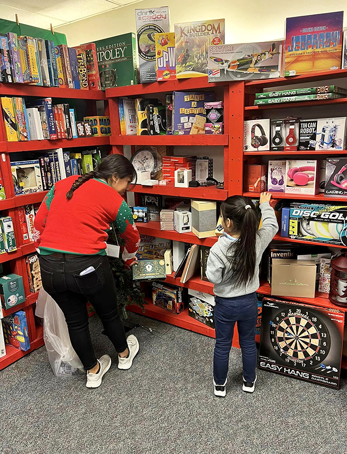 The board game section, where family rivalries are born and Monopoly games remain eternally unfinished. That Jeopardy! box has all the answers.